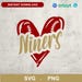 Niners Heart SVG - Niners PNG | Niners T-shirt | Niners Sublimation ...
