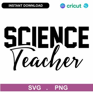 Science Teacher Png Science Teacher Svg School Clipart Digital Download ...