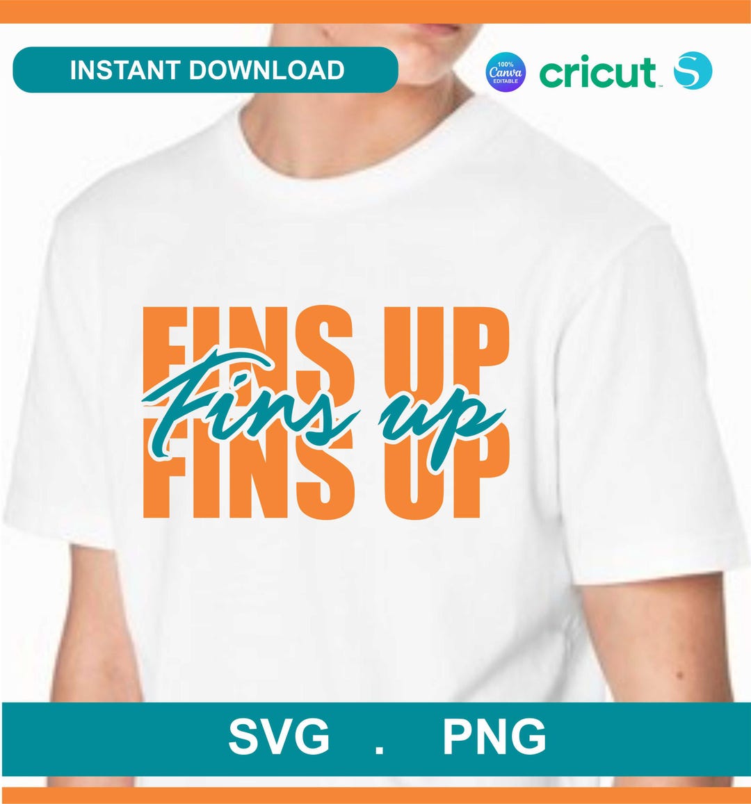 Fins up Design SVG PNG - Fins up T-shirt | Fins up Sublimation ...