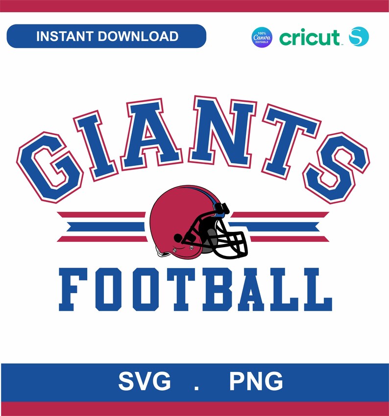 Giants Svg Giants Png Football Png Giants Clipart Giants Sublimation ...