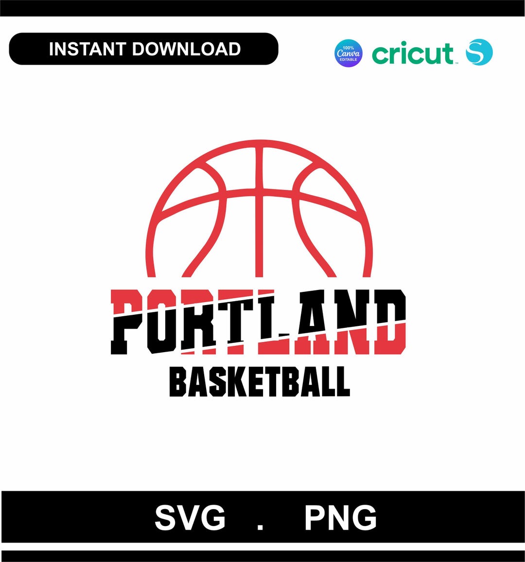 Portland Basketball PNG - Portland SVG | Portland T-shirt | Portland ...