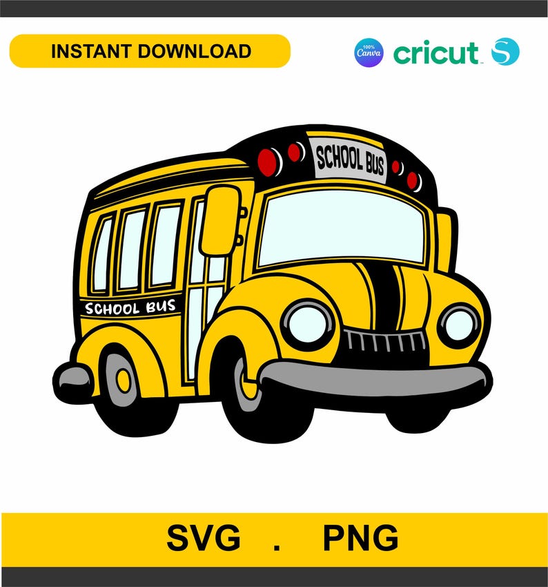 School Bus Svg School Bus Png School Bus Png School Bus Clipart School ...
