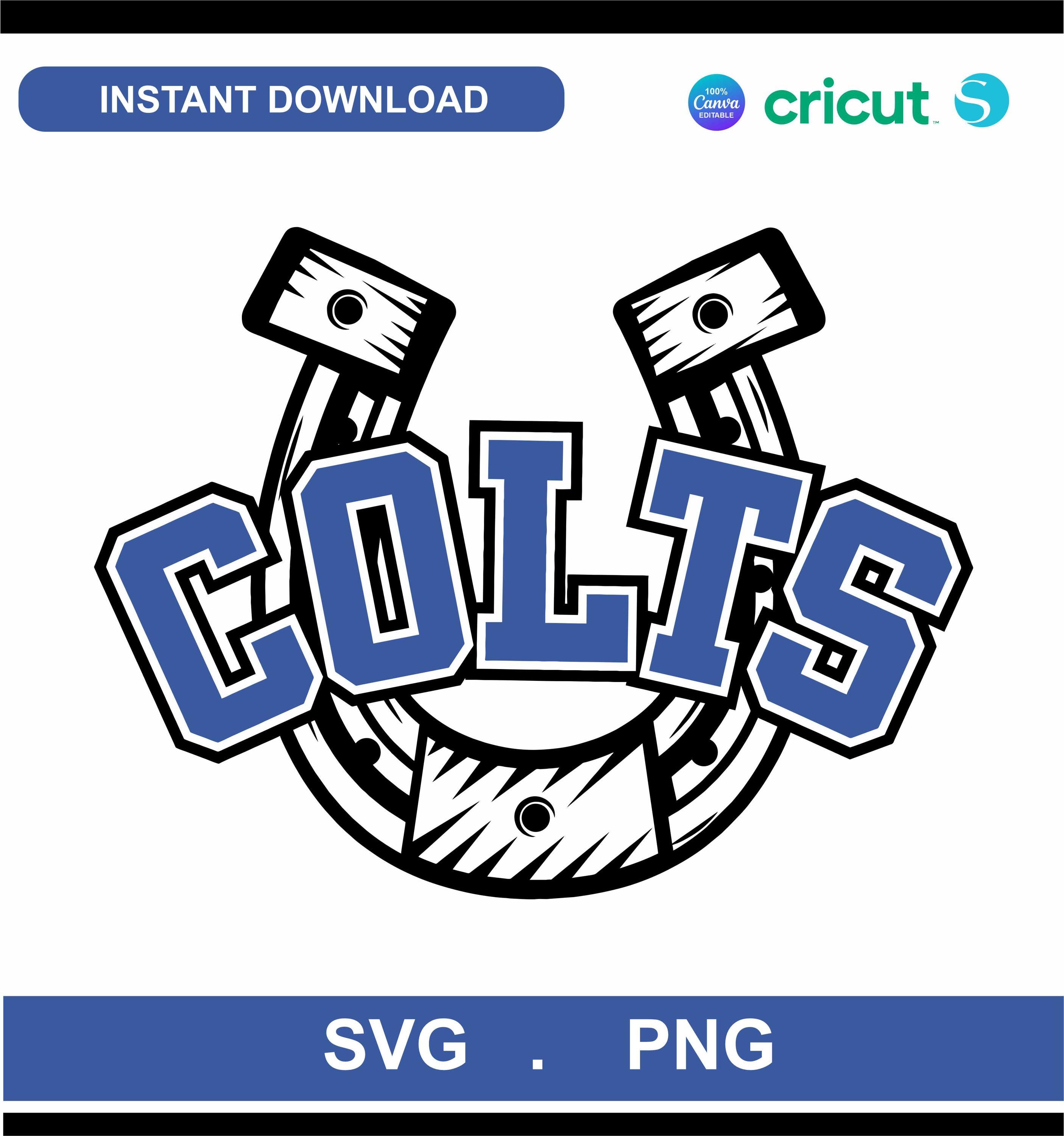 Colts SVG PNG Bundle – Football Clipart, Sublimation Designs, Colts ...