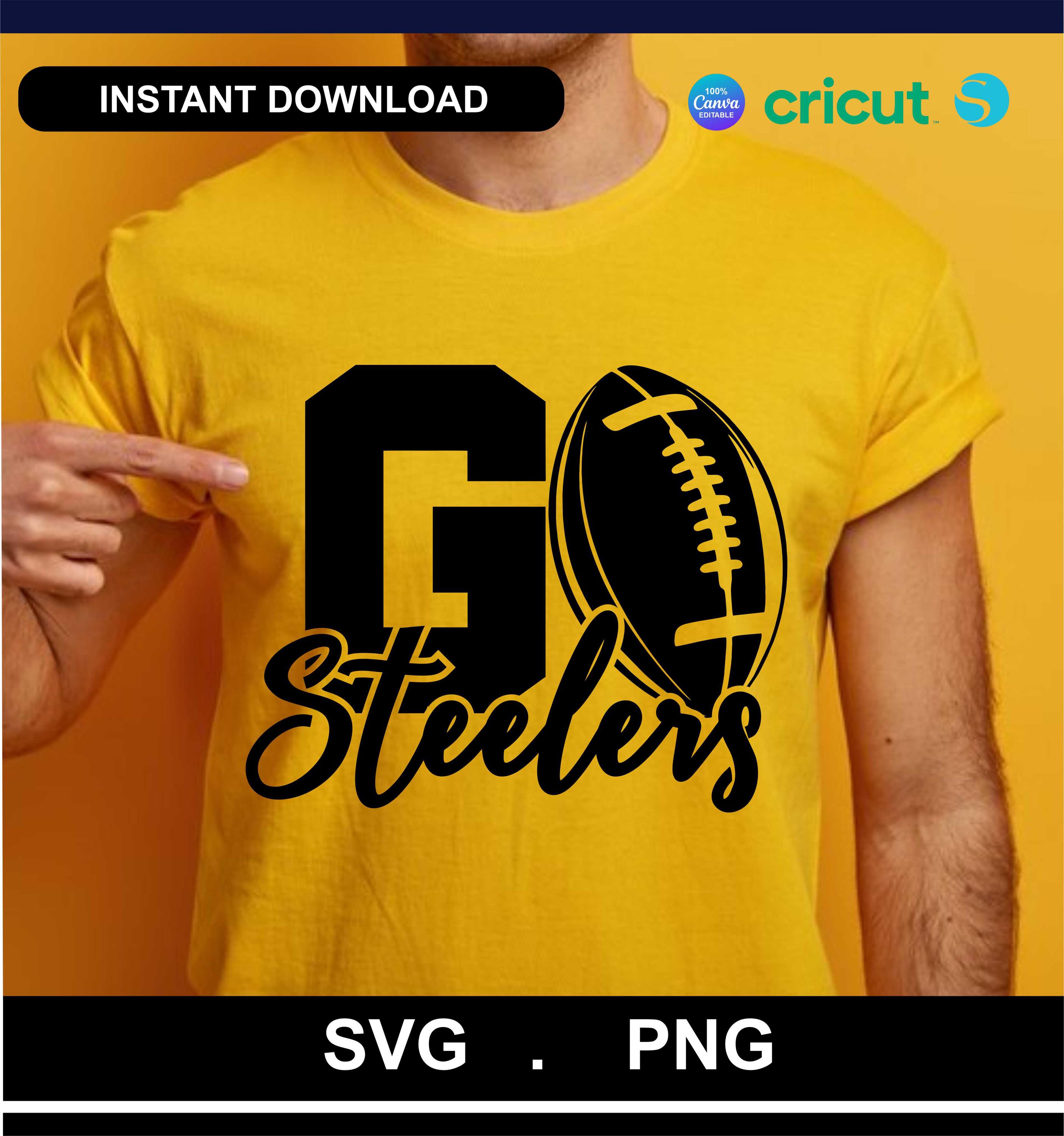 Go Steelers Football SVG | Steelers PNG - Steelers T-shirt | Steelers ...