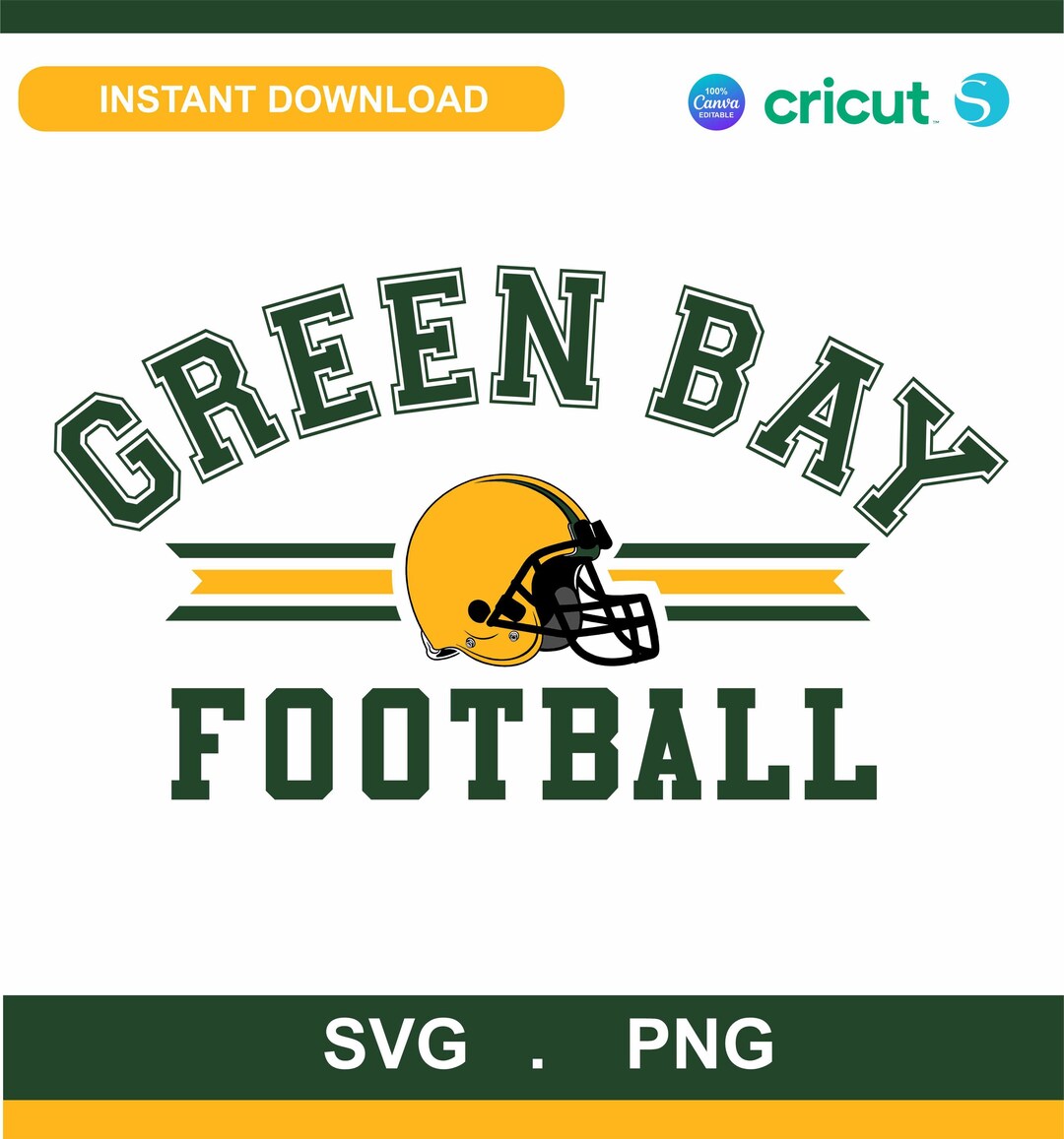 Green Bay Svg Green Bay Png Football Png Green Bay Clipart Green Bay ...