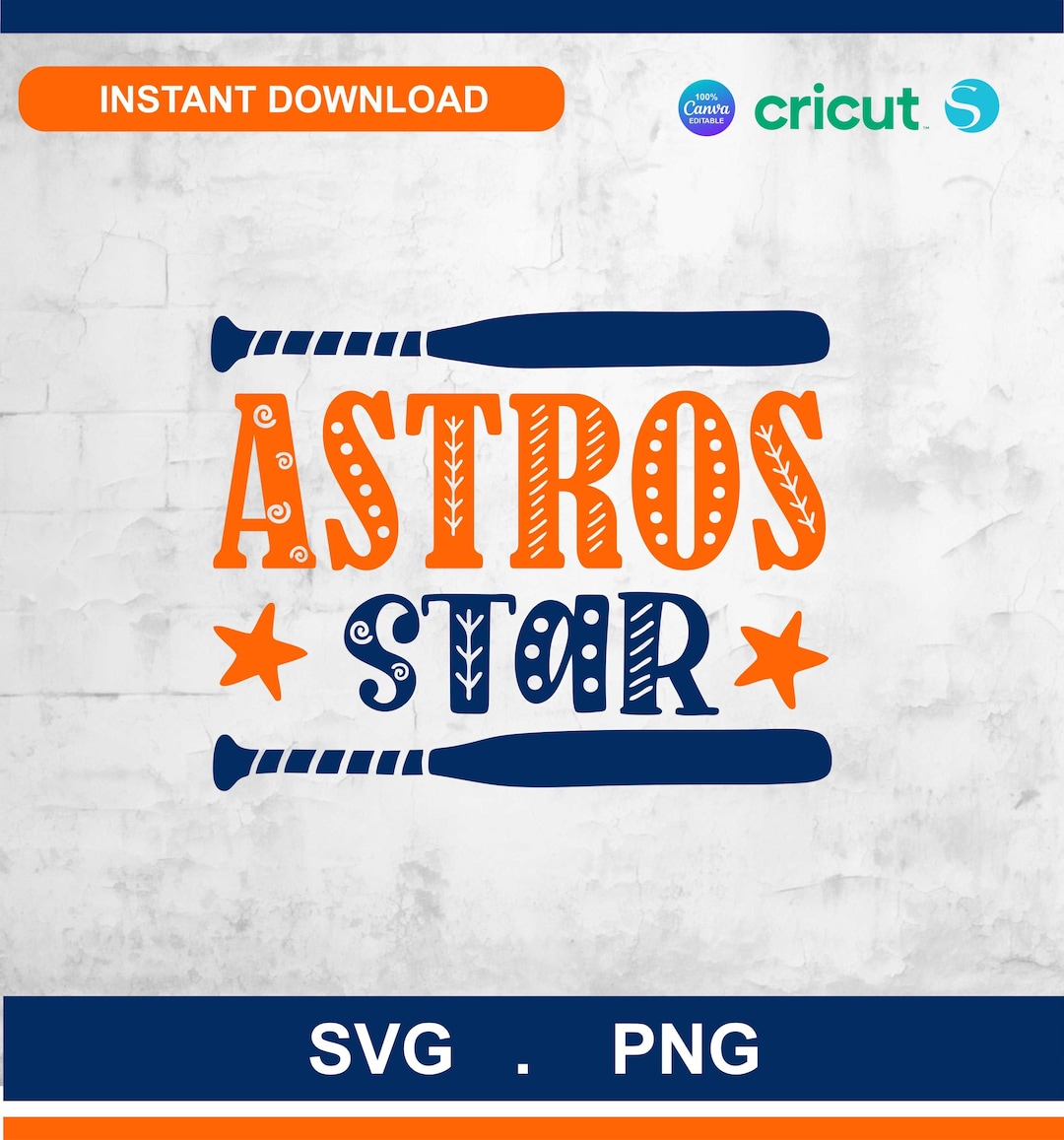 Astros Star SVG - Astros PNG | Astros T-shirt | Astros Sublimation ...