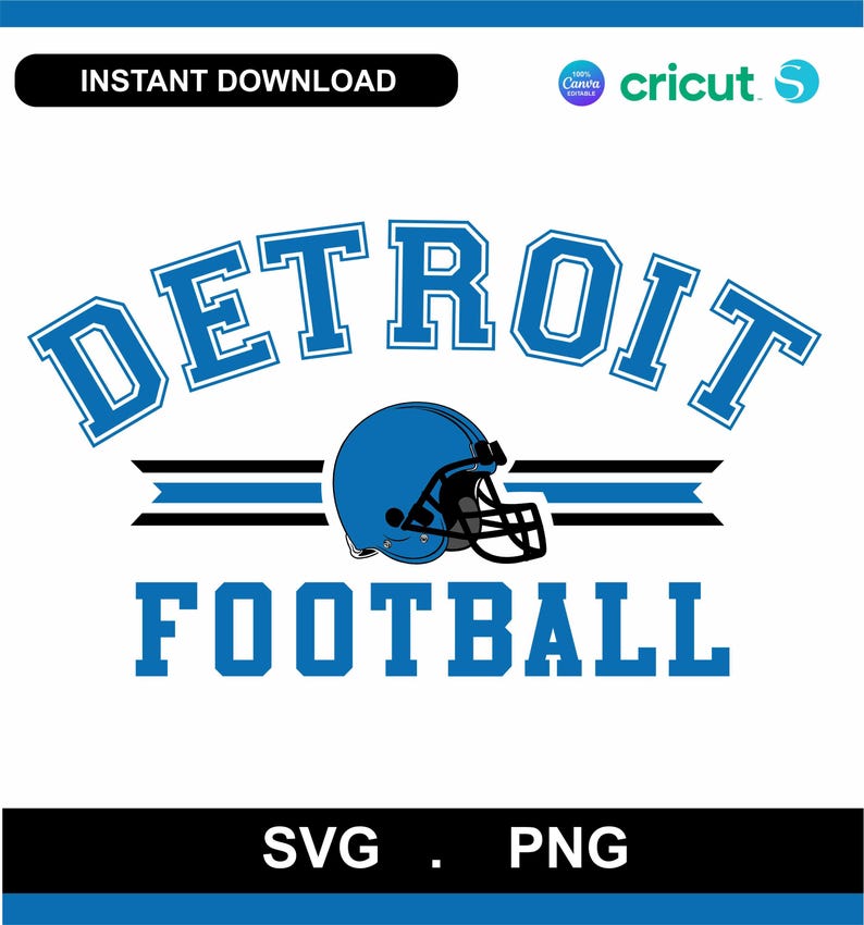 Detroit Svg Detroit Png Football Png Detroit Clipart Detroit ...