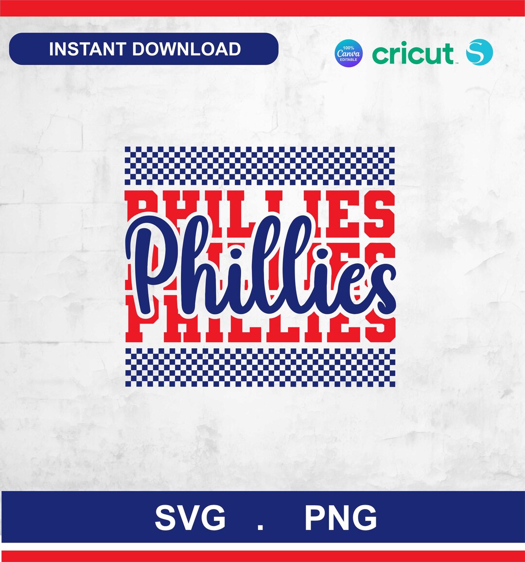 Phillies Retro SVG, Phillies PNG, Phillies Sublimation, Phillies ...
