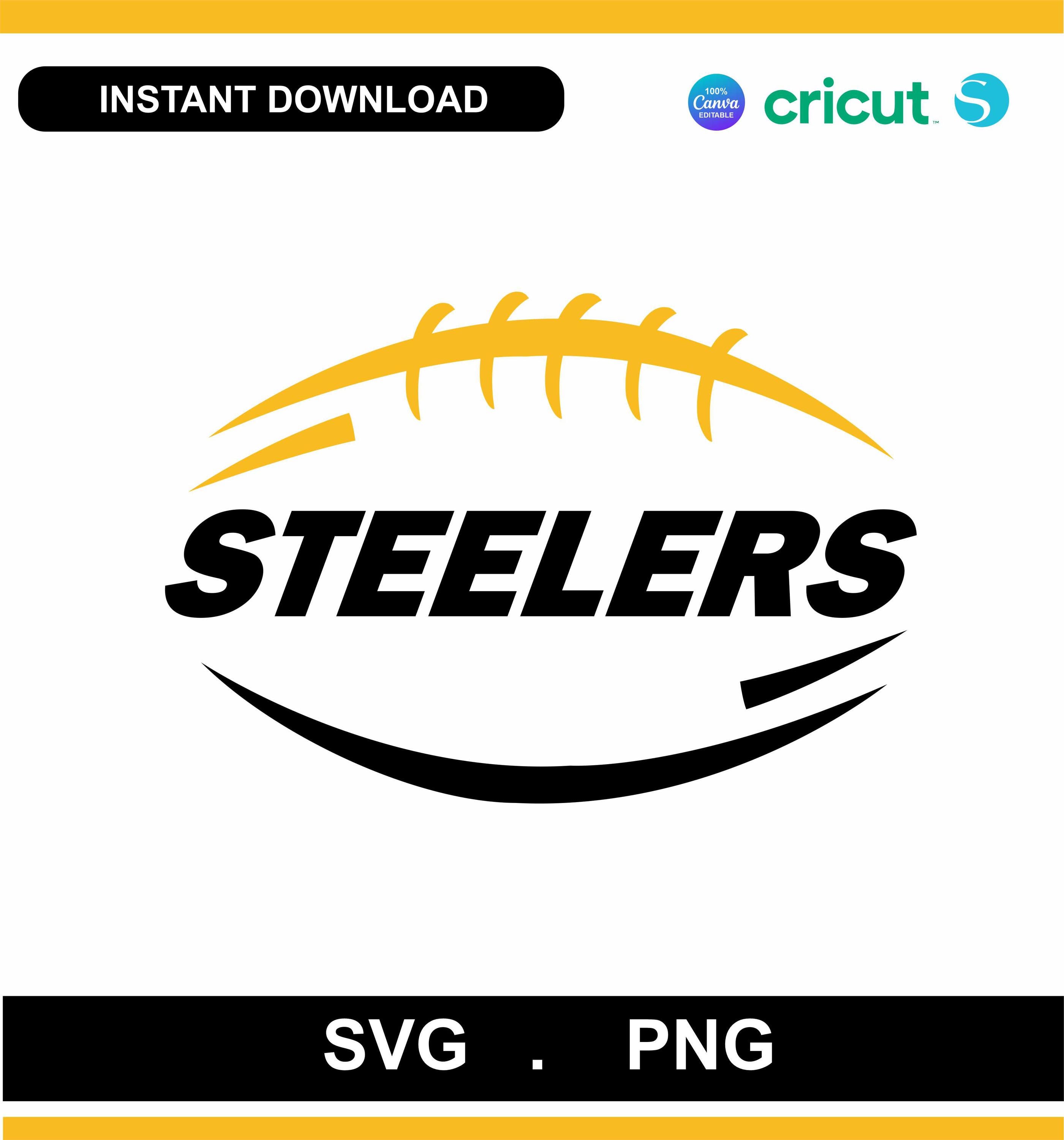 Steelers Football T-shirt PNG - Steelers SVG | Steelers Sublimation ...