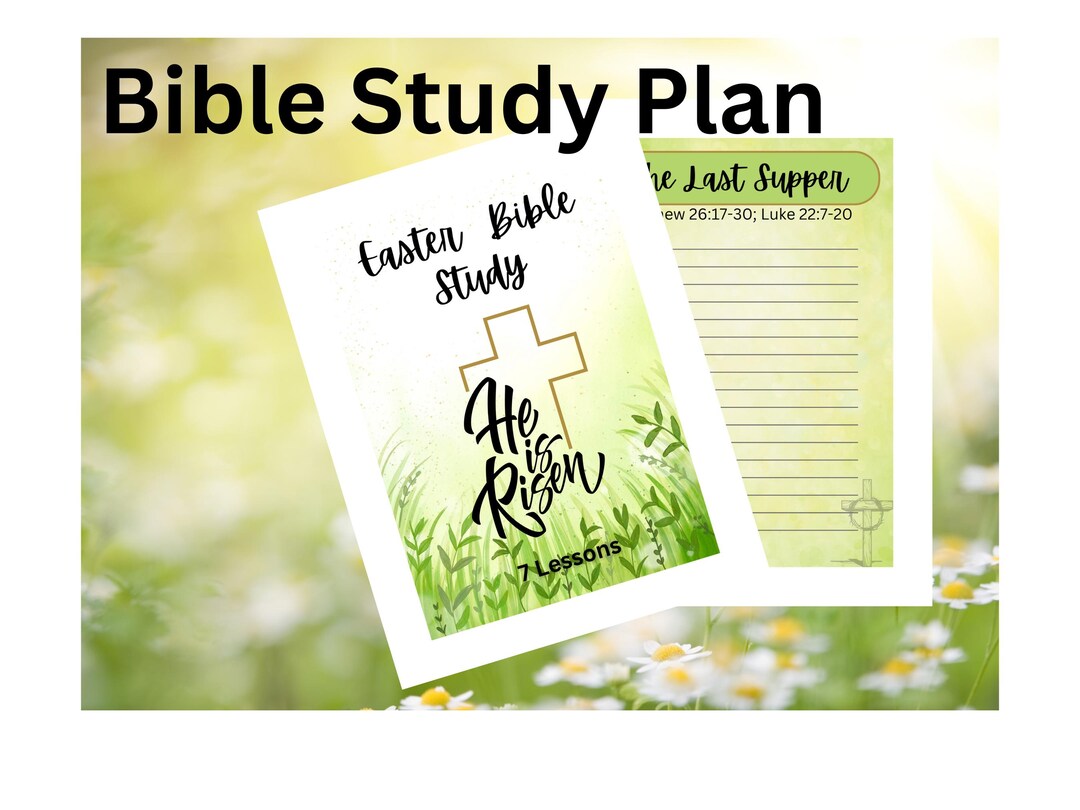 Printable Easter Bible Study - Etsy
