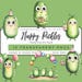 Happy Pickle Party Clipart – Whimsical Cartoon PNG (digital Download ...