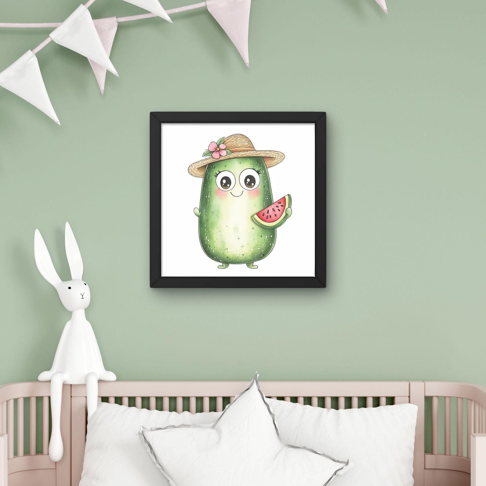 Happy Pickles Summer Watermelon Clipart - Cute Fun Fruit Graphic ...