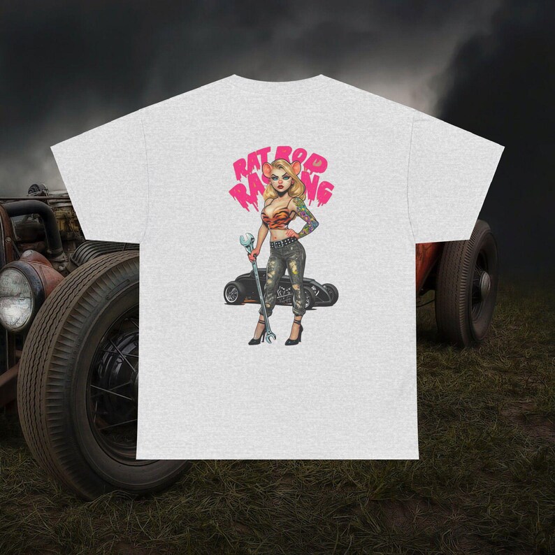 Rat Rod Racing Tee, Car Enthusiast T-shirt, Hot Rod Gift, Unisex Cotton ...