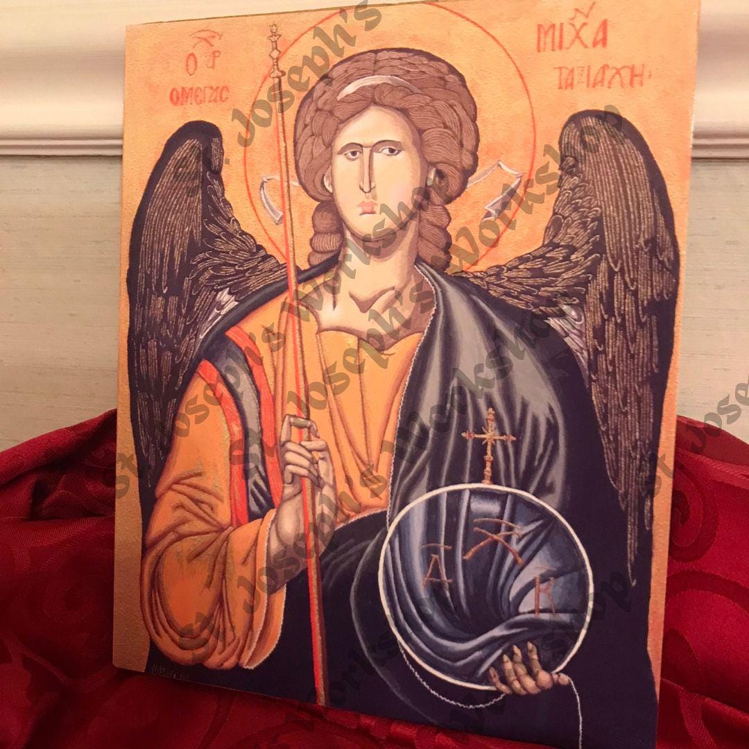 St. Michael the Archangel Icon Handpainted Original Copy, Icon ...