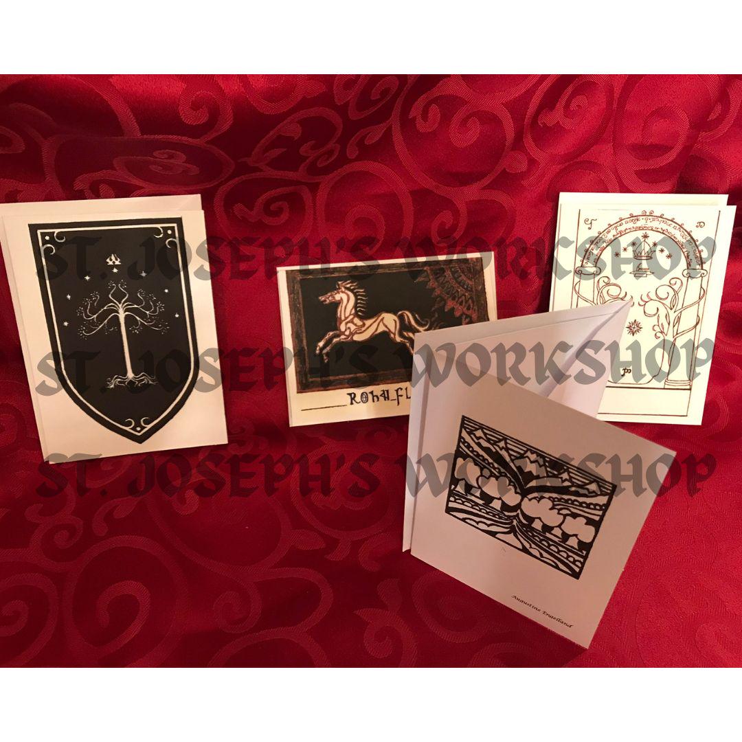 Lord of the Rings, Hobbit, White Tree, Rohan, Speak Friend, Letter ...