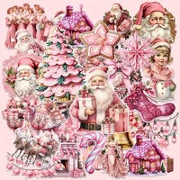 Pink Santa - Etsy