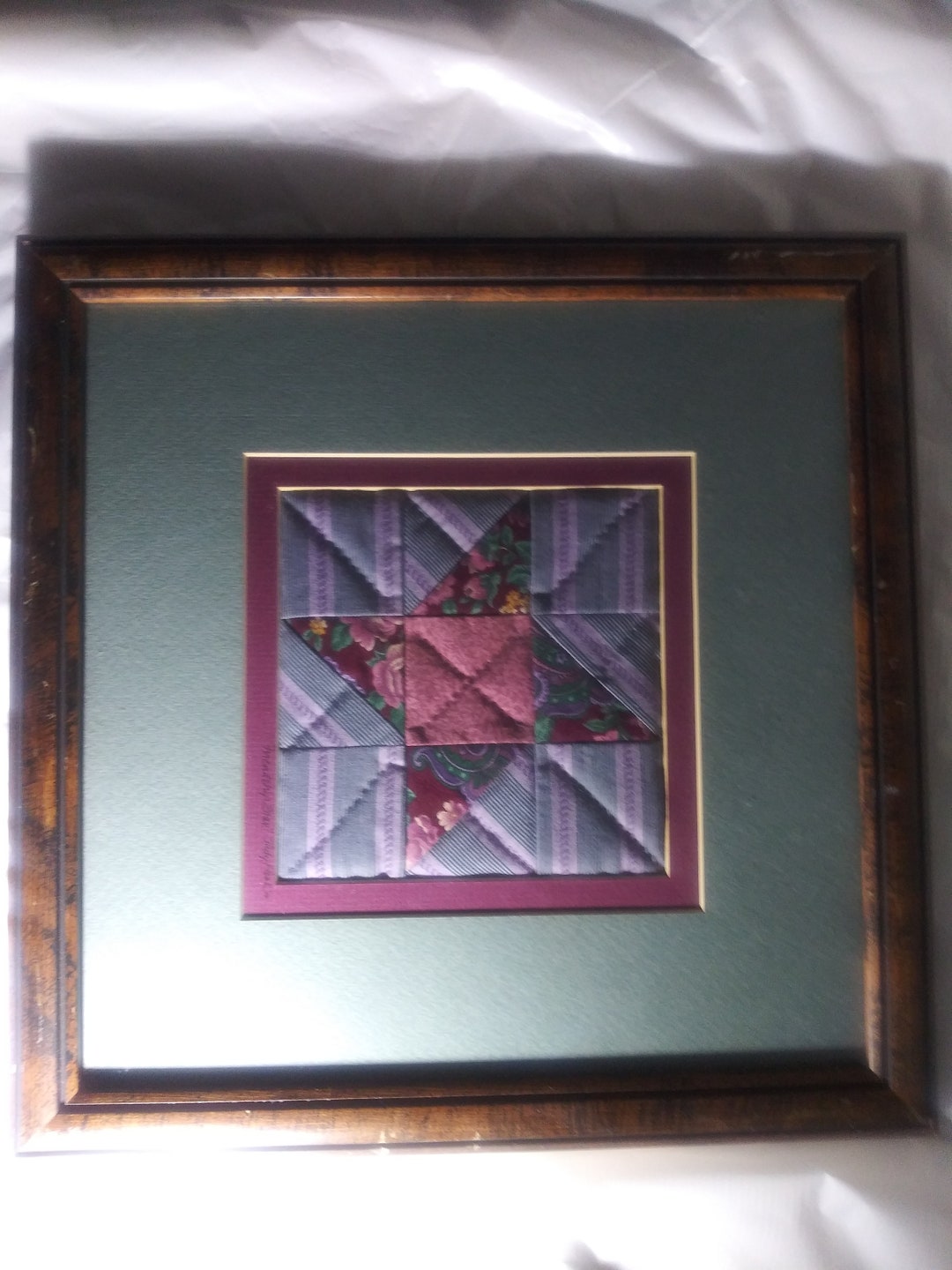 Fiber/quilt Art framed - Etsy