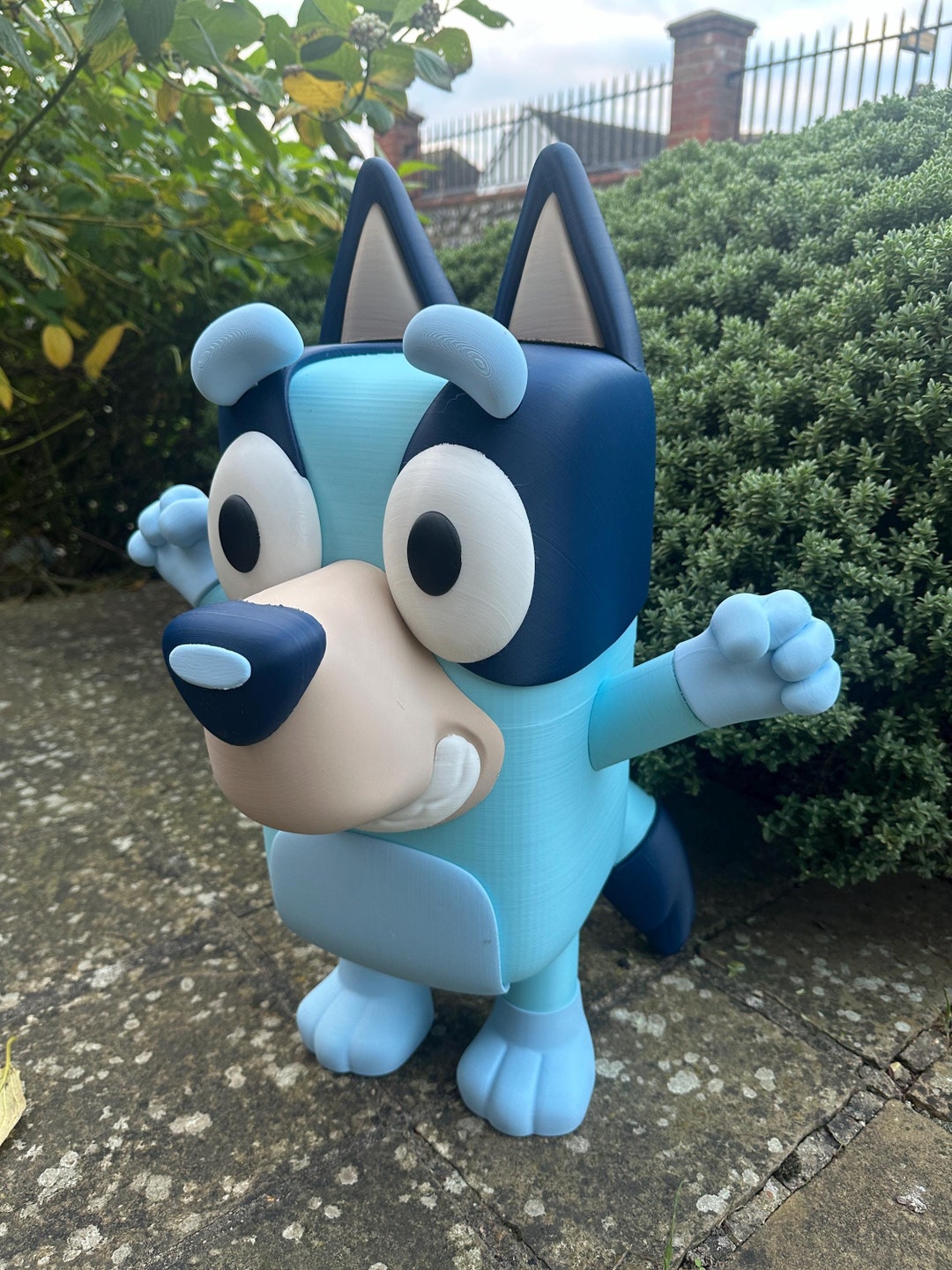 Life Size Blue Dog Statue - Etsy UK