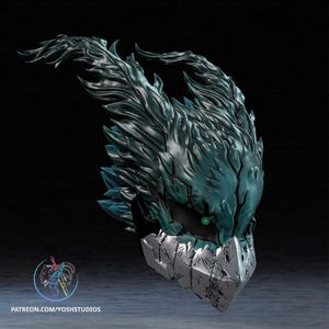 Dark Deku | Mha Wearable Prop | Kit (DIY Unpainted Kit) Cosplay Helmet ...