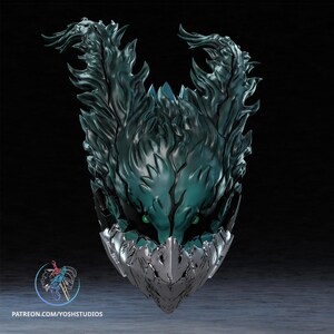 Dark Deku | Mha Wearable Prop | Kit (DIY Unpainted Kit) Cosplay Helmet ...