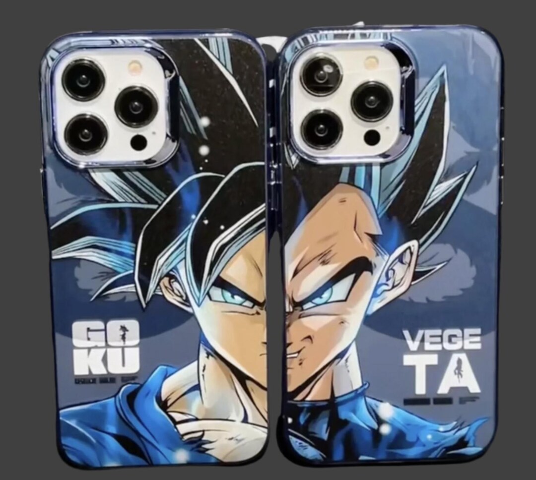 Dragon Ball Son Goku and Vegeta Phone Case for iPhone 16 15 14 13 12 11 ...