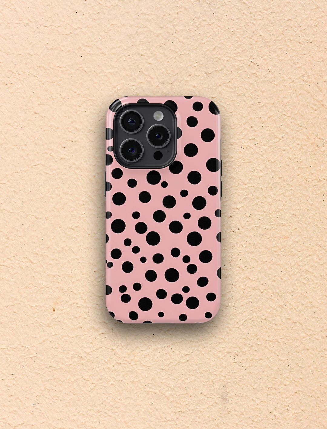 Pink Polka Dot Case, Polka Dot Case, Minimalist Case, Pink Pattern Case ...