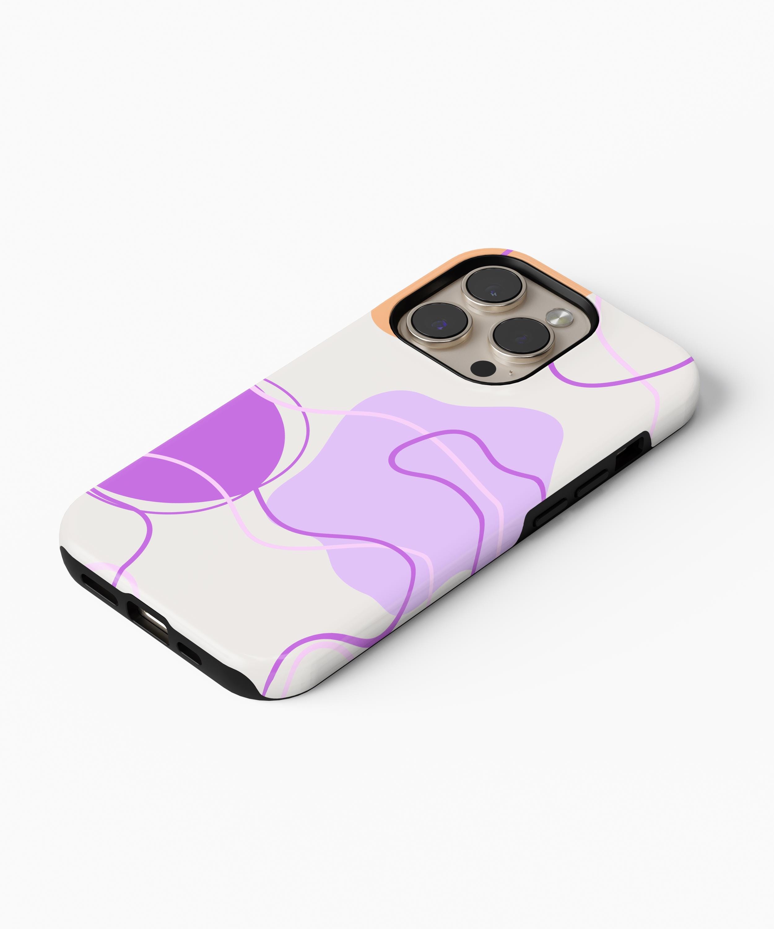 Abstract Purple Aesthetic Phone Case, Minimalist & Trendy, Art Cover ...