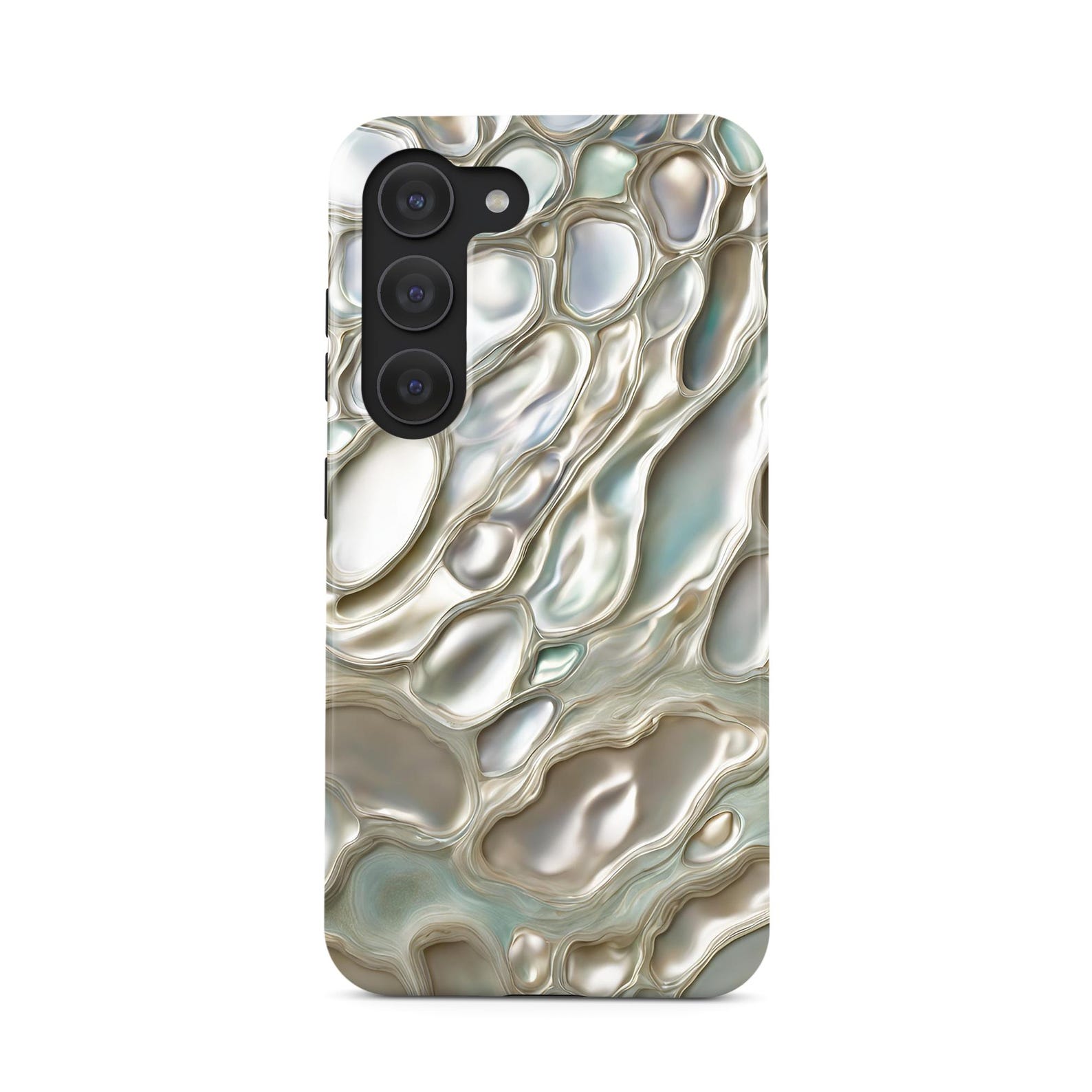 Elegant Mother of Pearl Phone Case for iPhone & Samsung, Luxury Phone ...