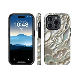 Elegant Mother of Pearl Phone Case for iPhone & Samsung, Luxury Phone ...