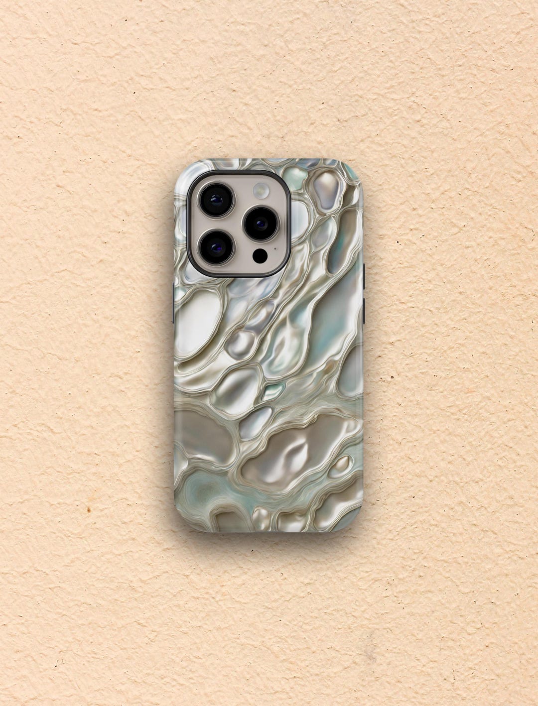 Elegant Mother of Pearl Phone Case for iPhone & Samsung, Luxury Phone ...