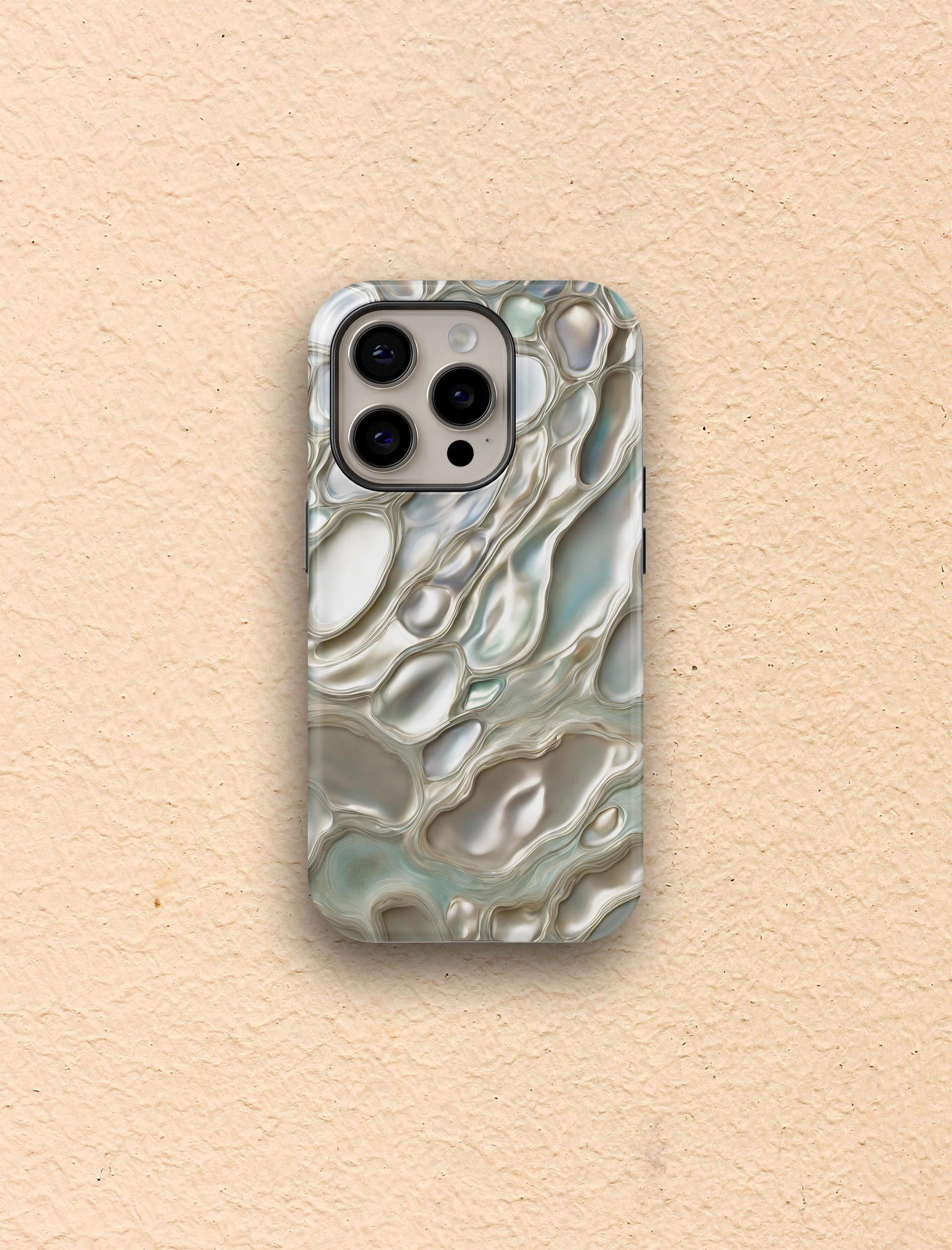 Elegant Mother of Pearl Phone Case for iPhone & Samsung, Luxury Phone ...