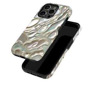 Elegant Mother of Pearl Phone Case for iPhone & Samsung, Luxury Phone ...