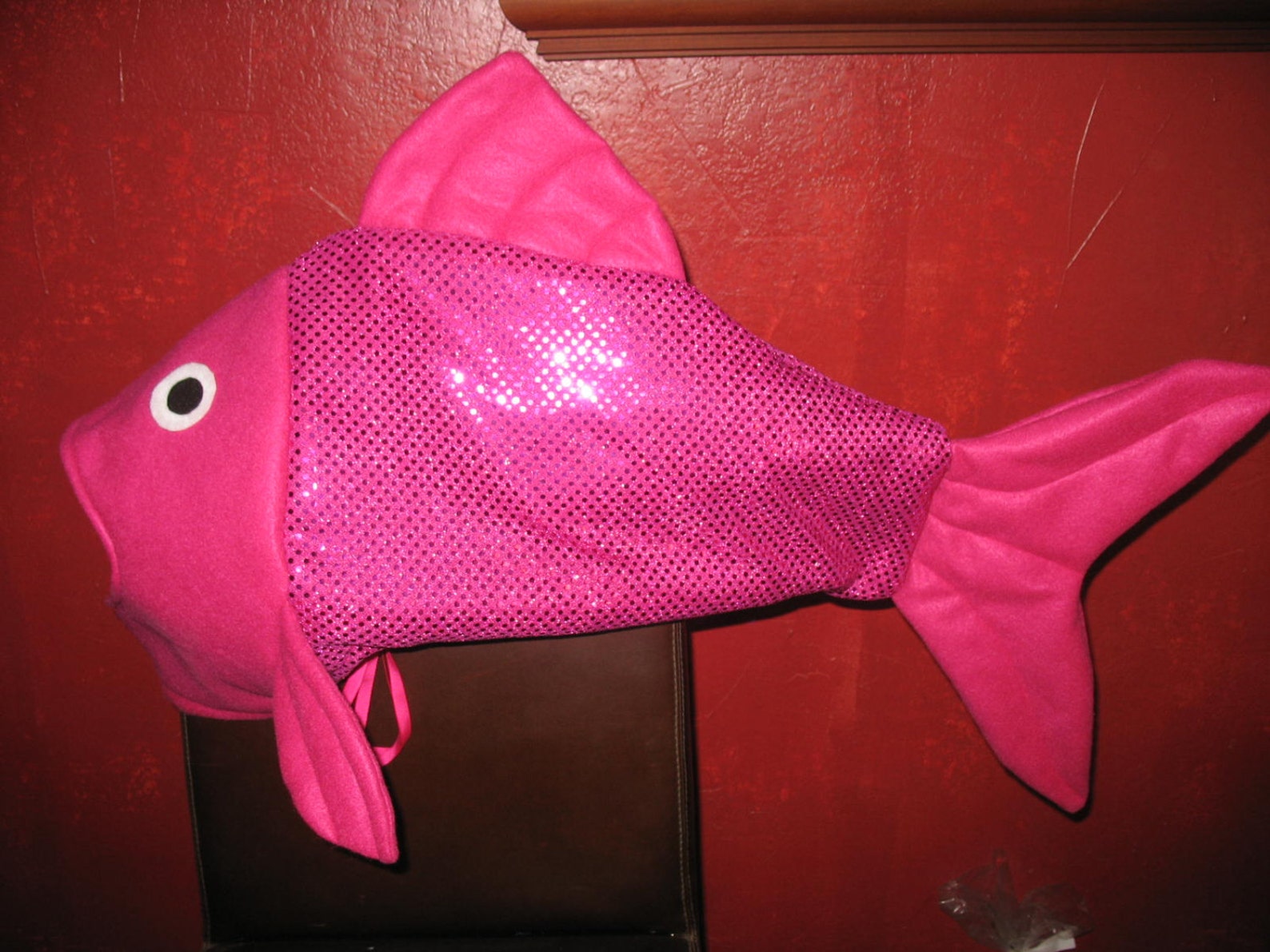 Hot Pink Sequin Fish Costume-one Size Fits All - Etsy