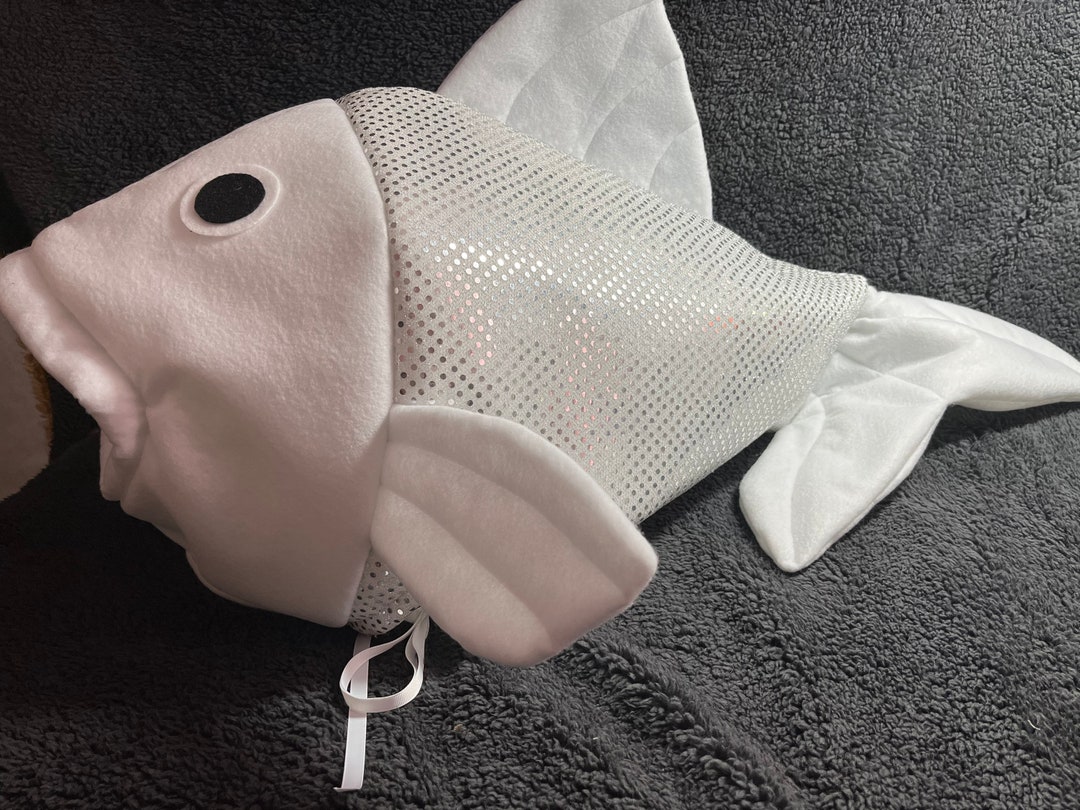 White Sequin Fish Costume - Etsy