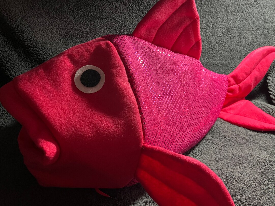 Hot Pink Sequin Fish Costume-one Size Fits All - Etsy