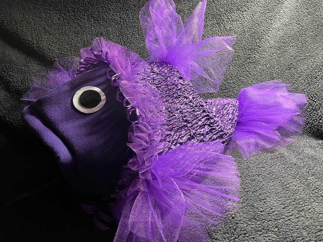 Purple Coffin Fish Costume - Etsy