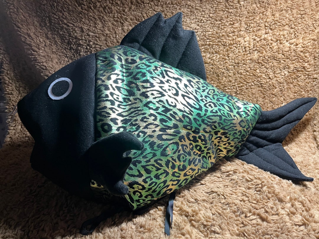 Green and Gold Cheetah Fish Costume - Etsy