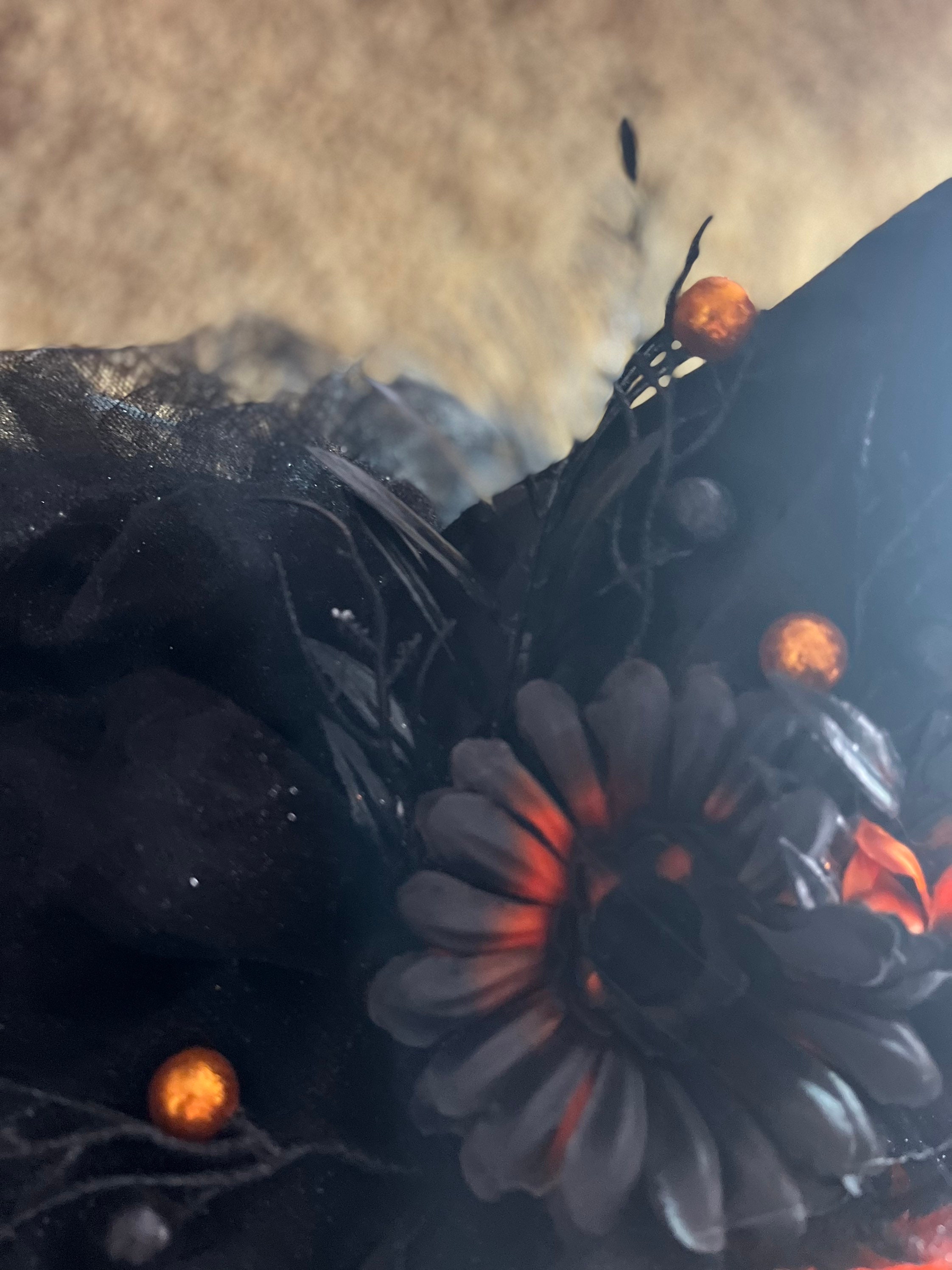 Halloween Daisy Witch Hat - Etsy