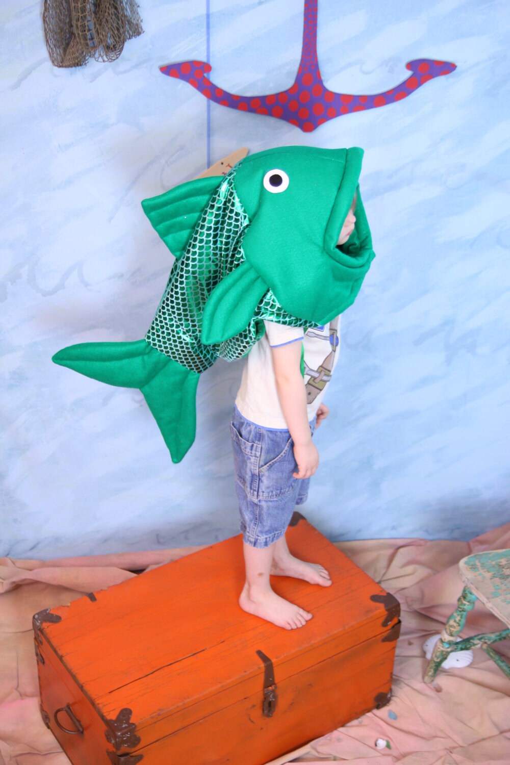 Green Fish Costume-one Size Fits All | Etsy