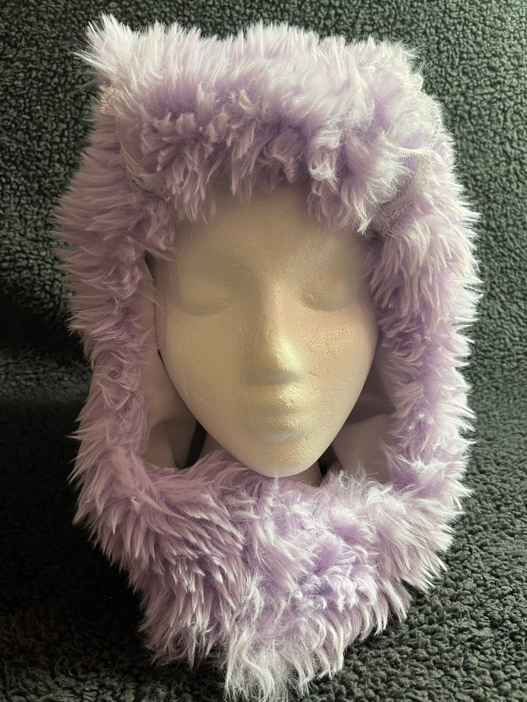 Lavender Monster Hood - Etsy