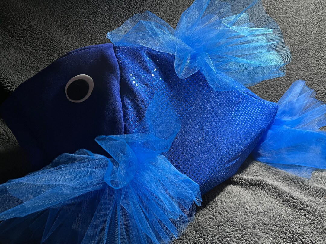 Royal Blue Sequin Beta Fish Costume - Etsy