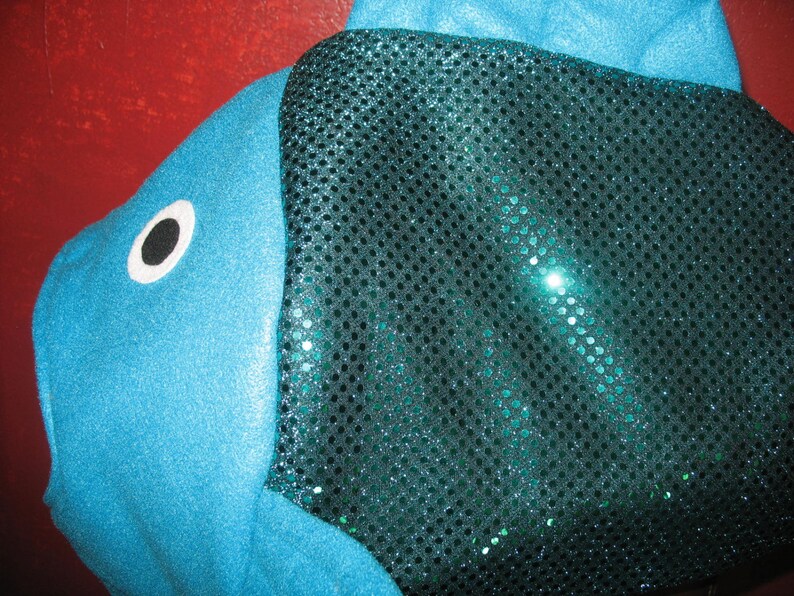 Teal Sequin Fish Costume-one Size Fits All - Etsy