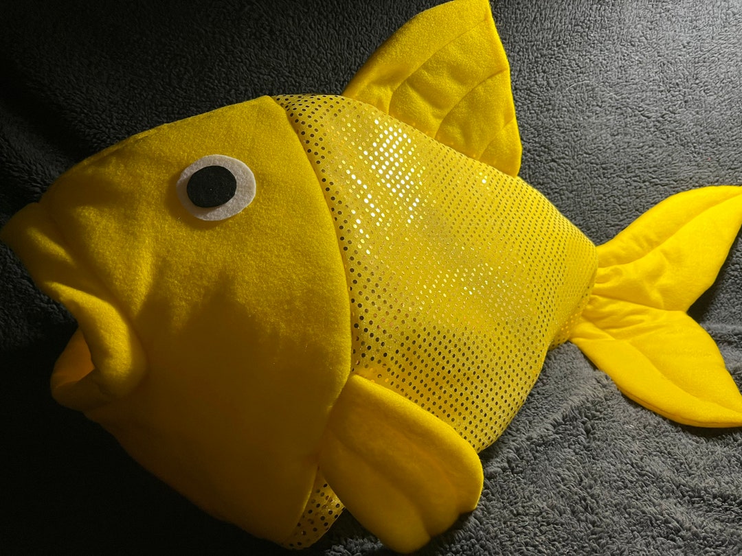 Yellow Sequin Fish Costume - Etsy