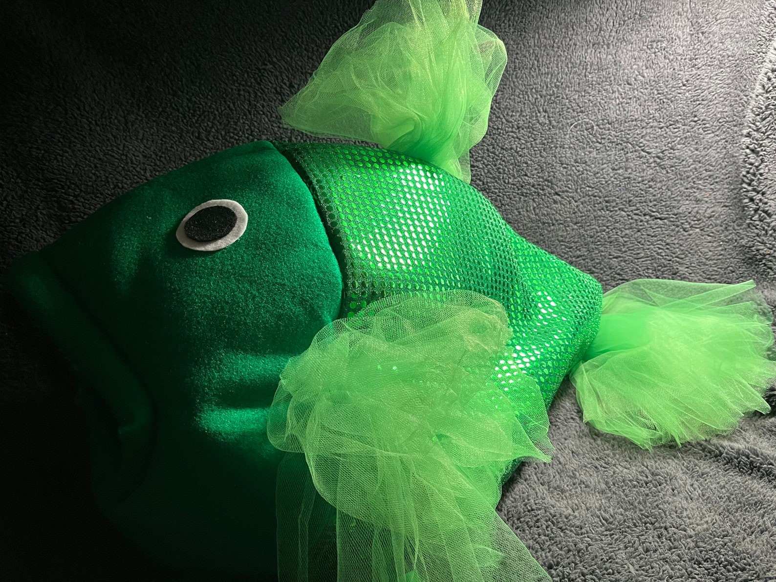 Green Sequin Beta Fish Costume - Etsy