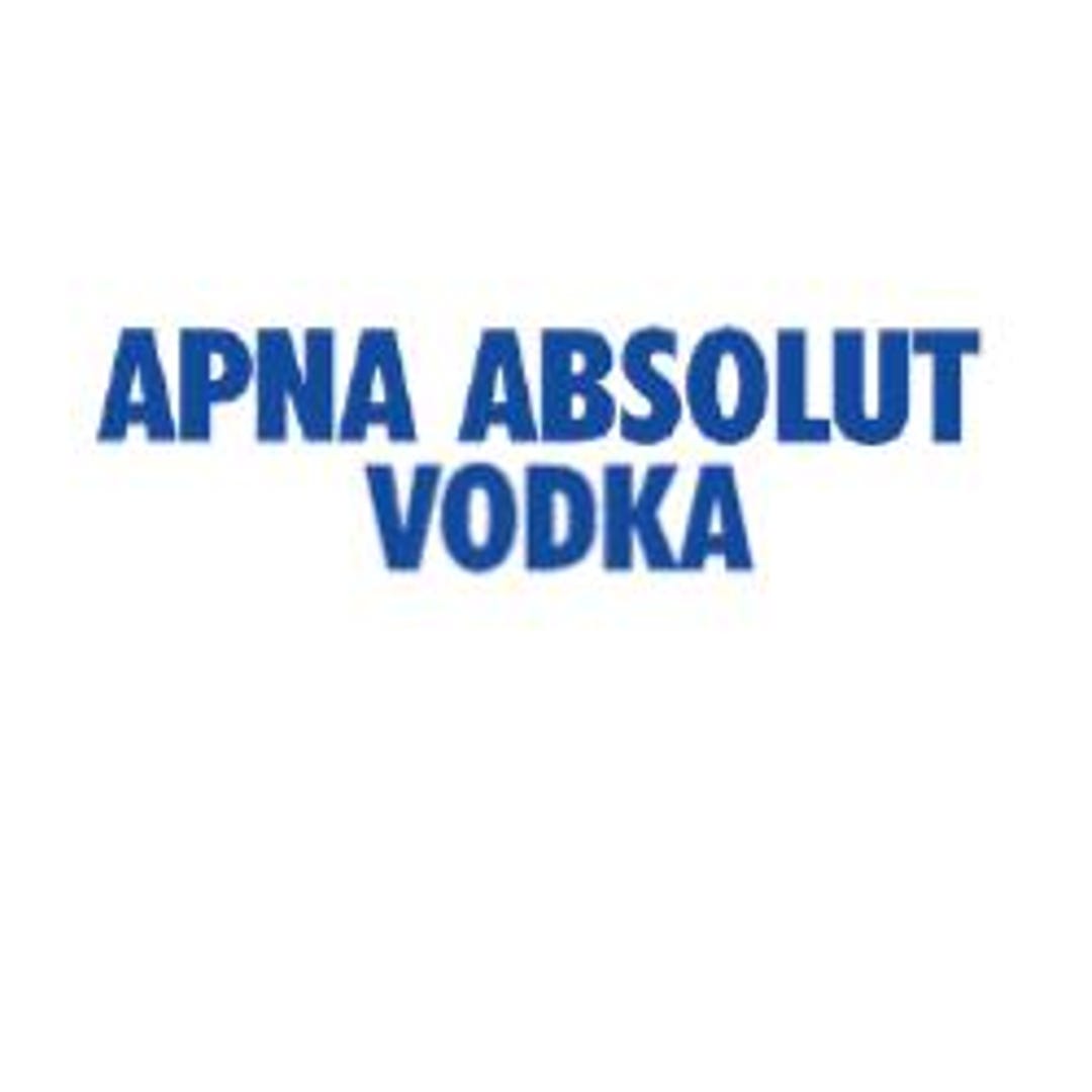 Personalised Absolut Vodka Alcohol Bottle Sticker Digital File - Etsy