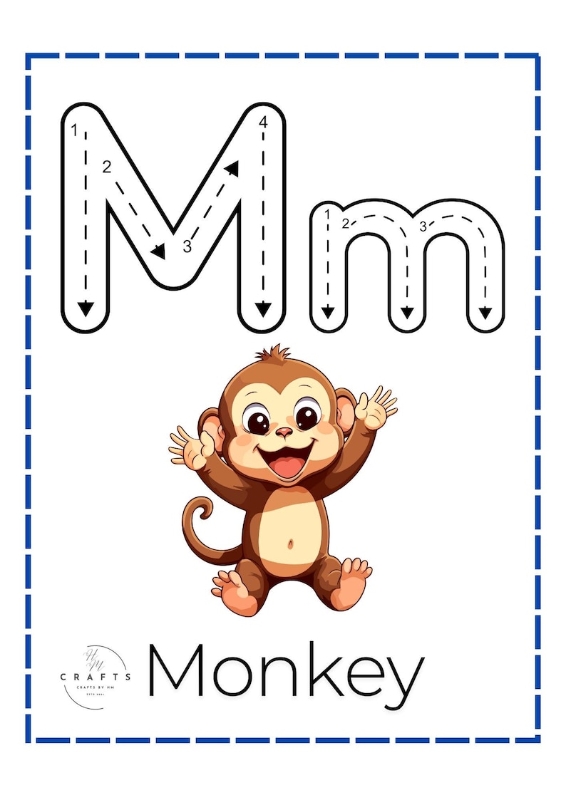 Alphabet Learning Cards for Children Digital Download - Etsy