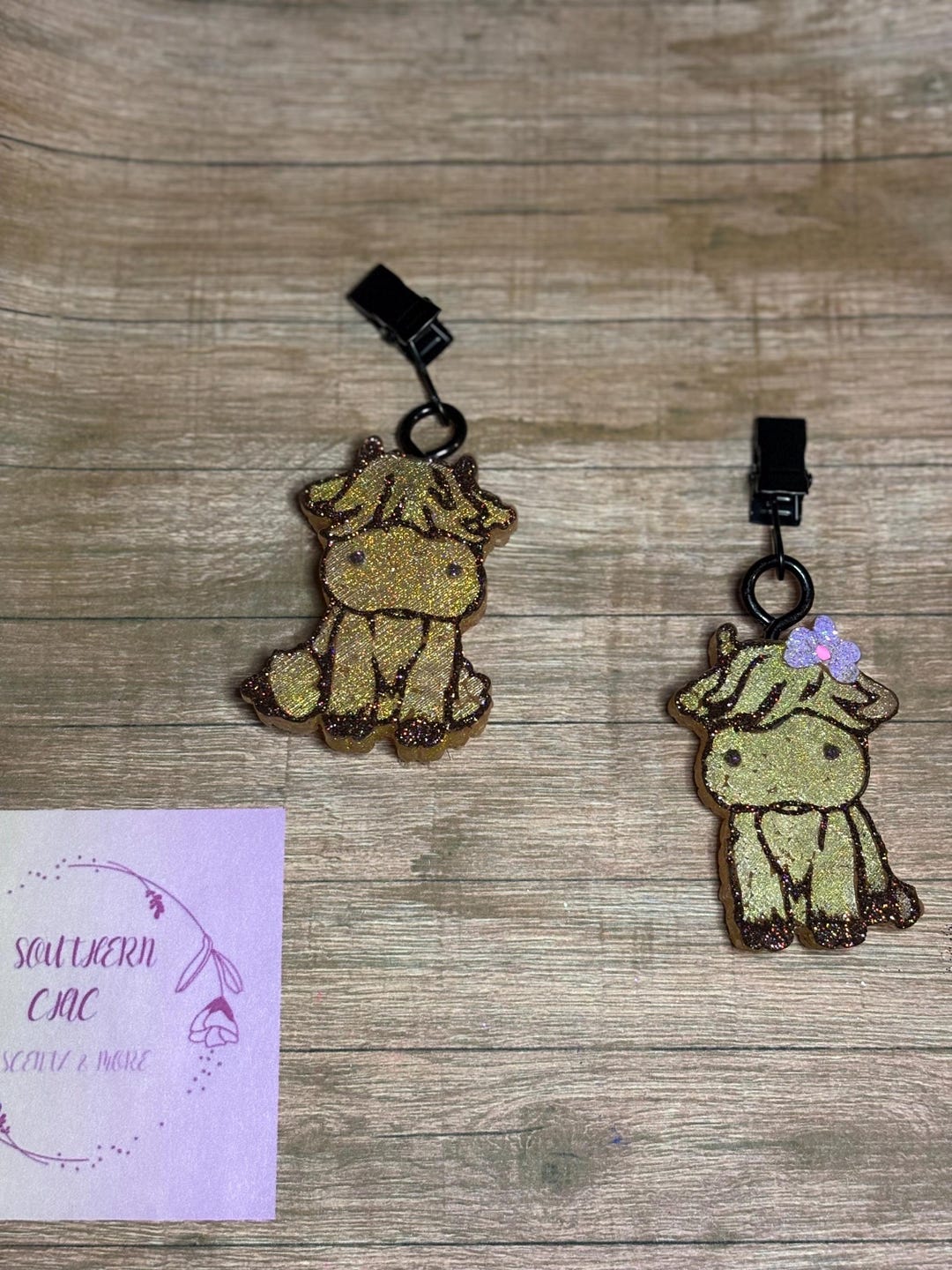Highland Cow Couple Freshie Vent Clips - Etsy