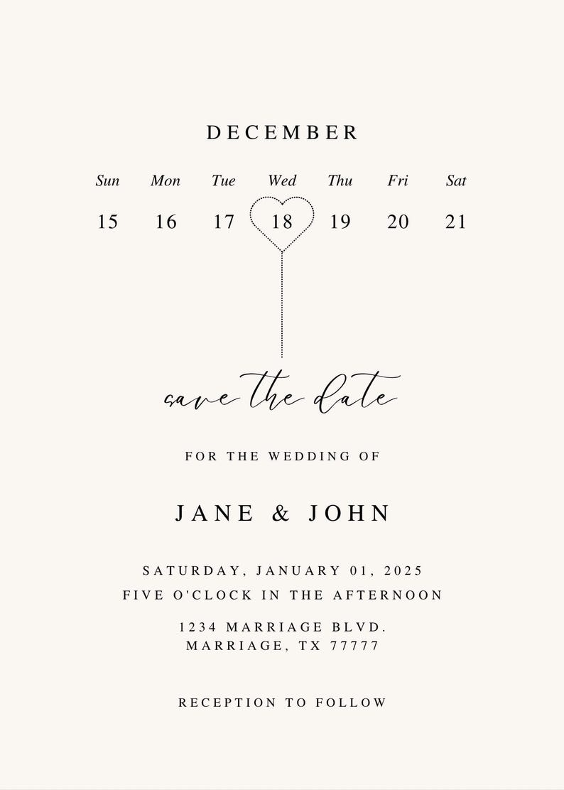 Wedding Invitation Templates - Etsy