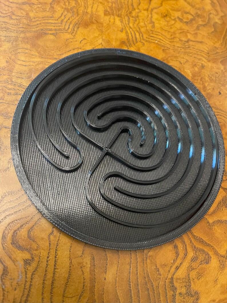 Seven Fold Labyrinth Zen Garden - 3D Print - Etsy