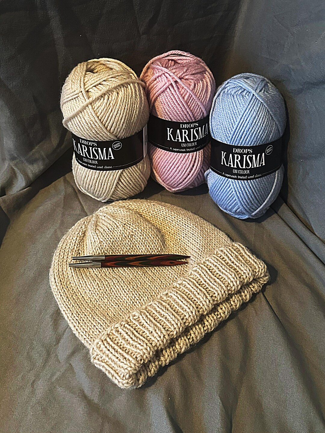 Ribbed Baby Beanie Knitting Pattern - Etsy